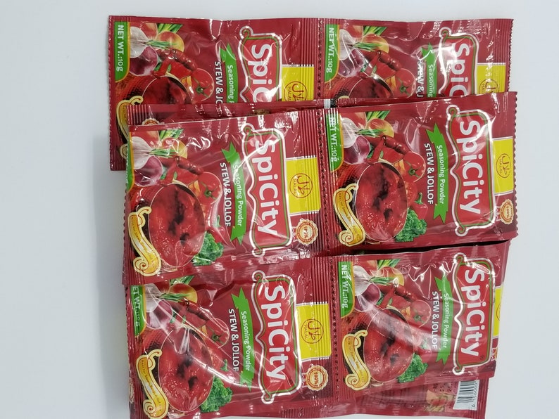 Spicity Stew & Jollof Seasoning Powder , 10g X 12 - Etsy