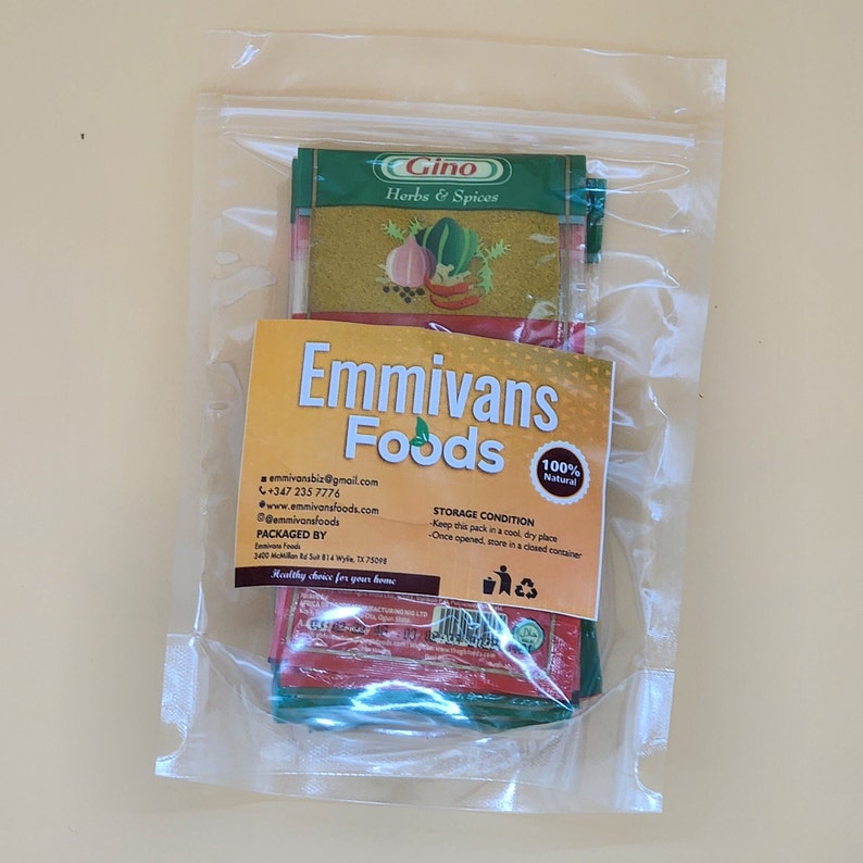 Gino Curry Powder 4g X 12 Sachets - Etsy