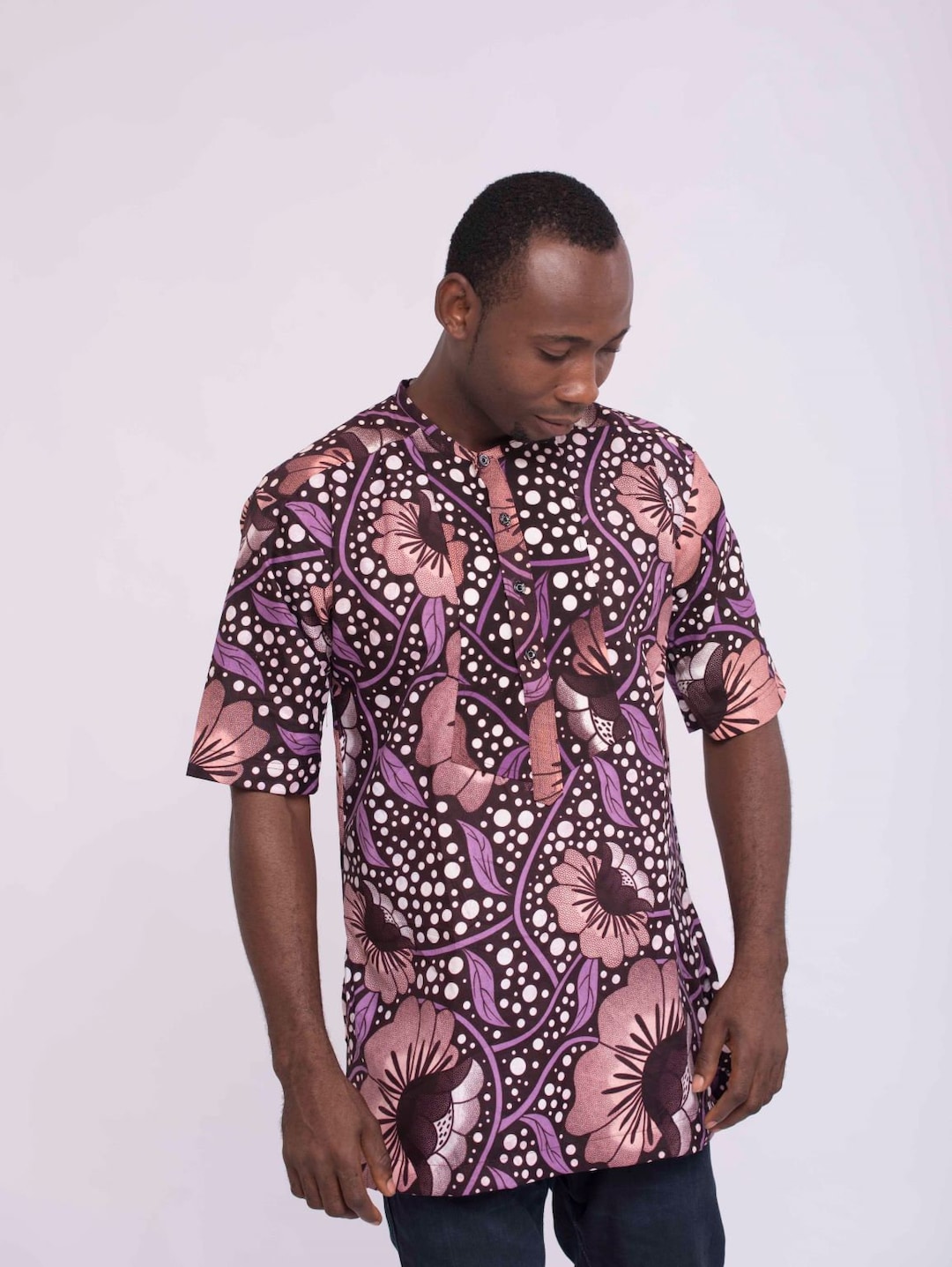 Tunique pour hommes à imprimé africain Ankara - Etsy France