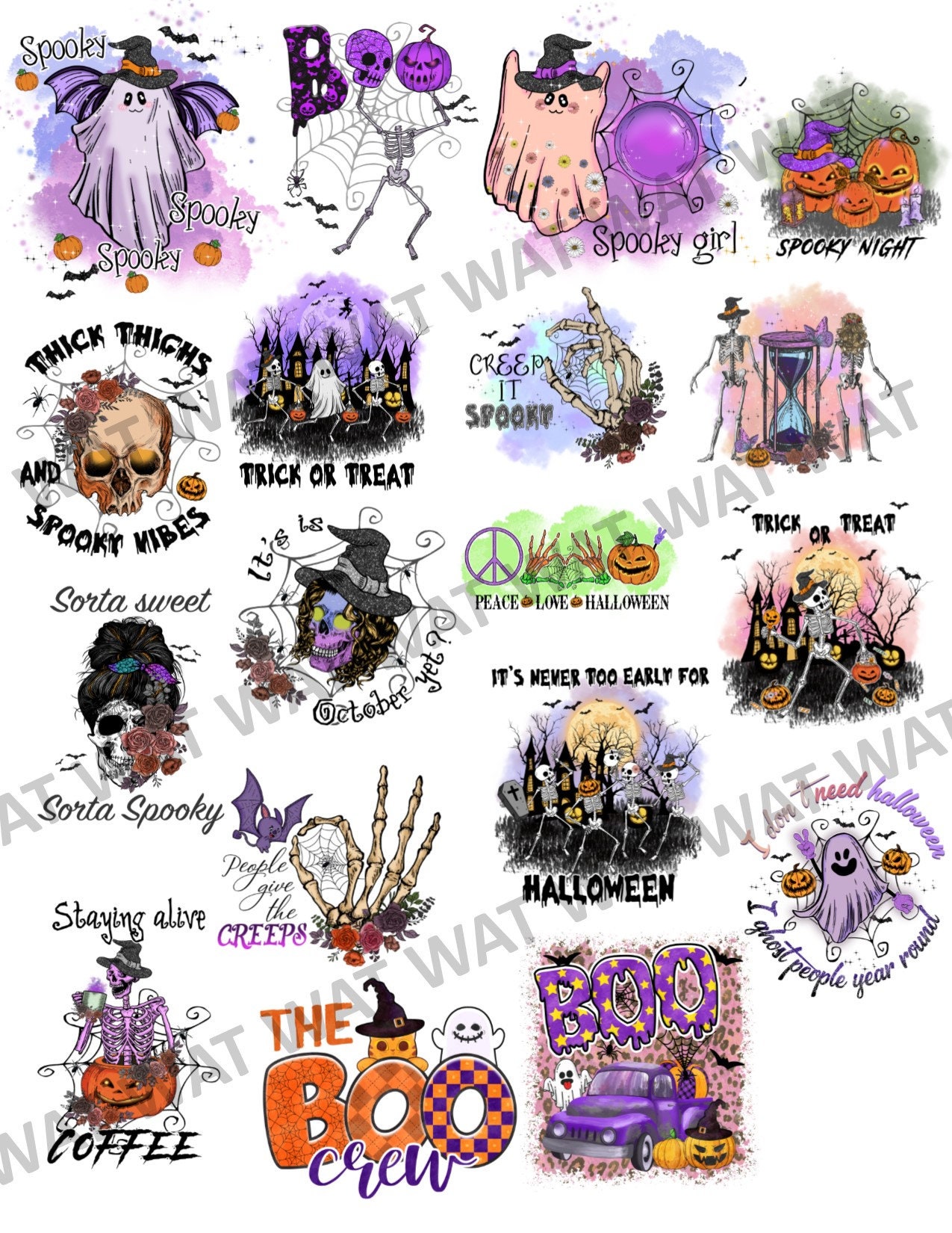 The Halloween Bundle | PNG Designs | Svg | Jpg | Dxf - Etsy