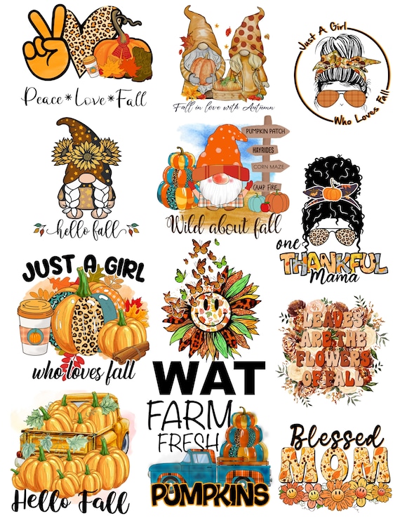 The Fall Bundle PNG Designs and MORE - Etsy