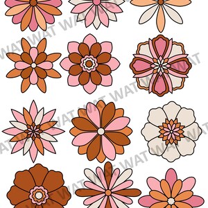 Flower Sublimation Bundle | SVG - Etsy