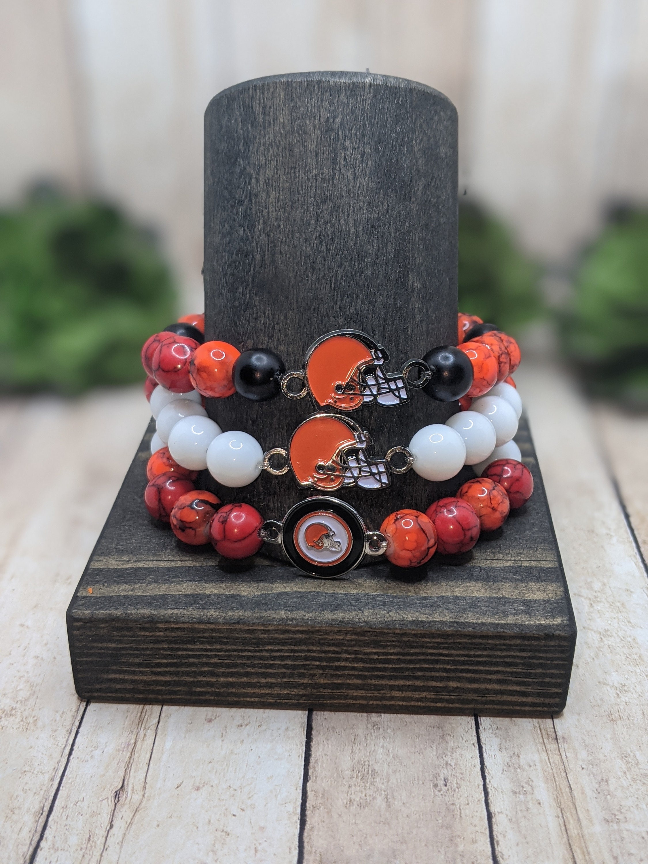 NFL Beaded Bracelets - Etsy