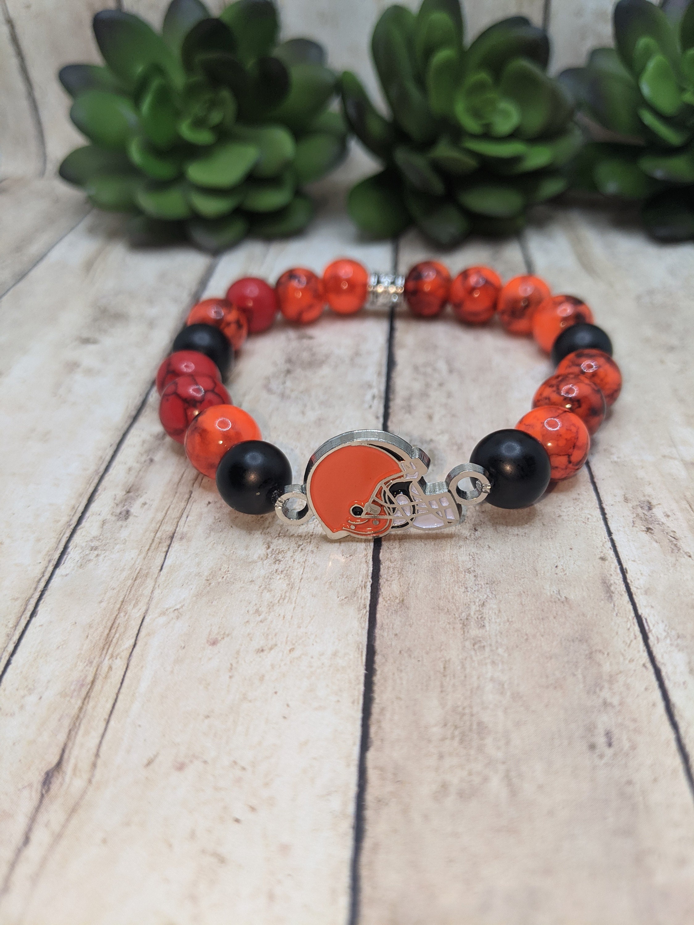 NFL Beaded Bracelets - Etsy