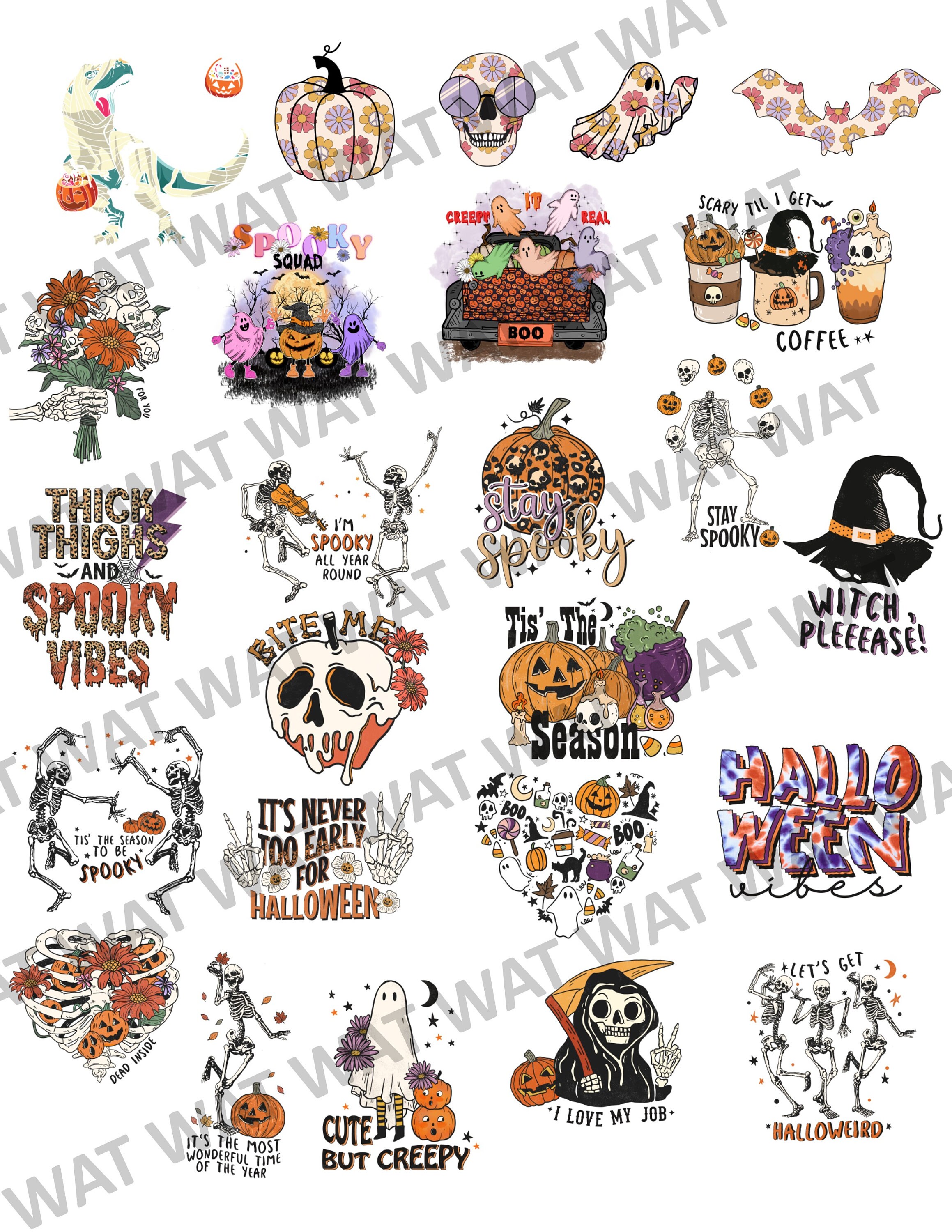 The Halloween Bundle PNG Designs Svg Jpg Dxf - Etsy
