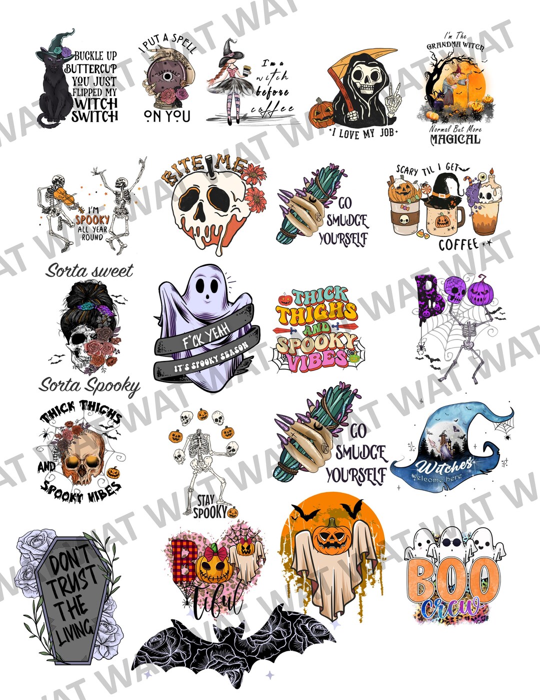 The Halloween Bundle | PNG Designs | Svg | Jpg | Dxf - Etsy