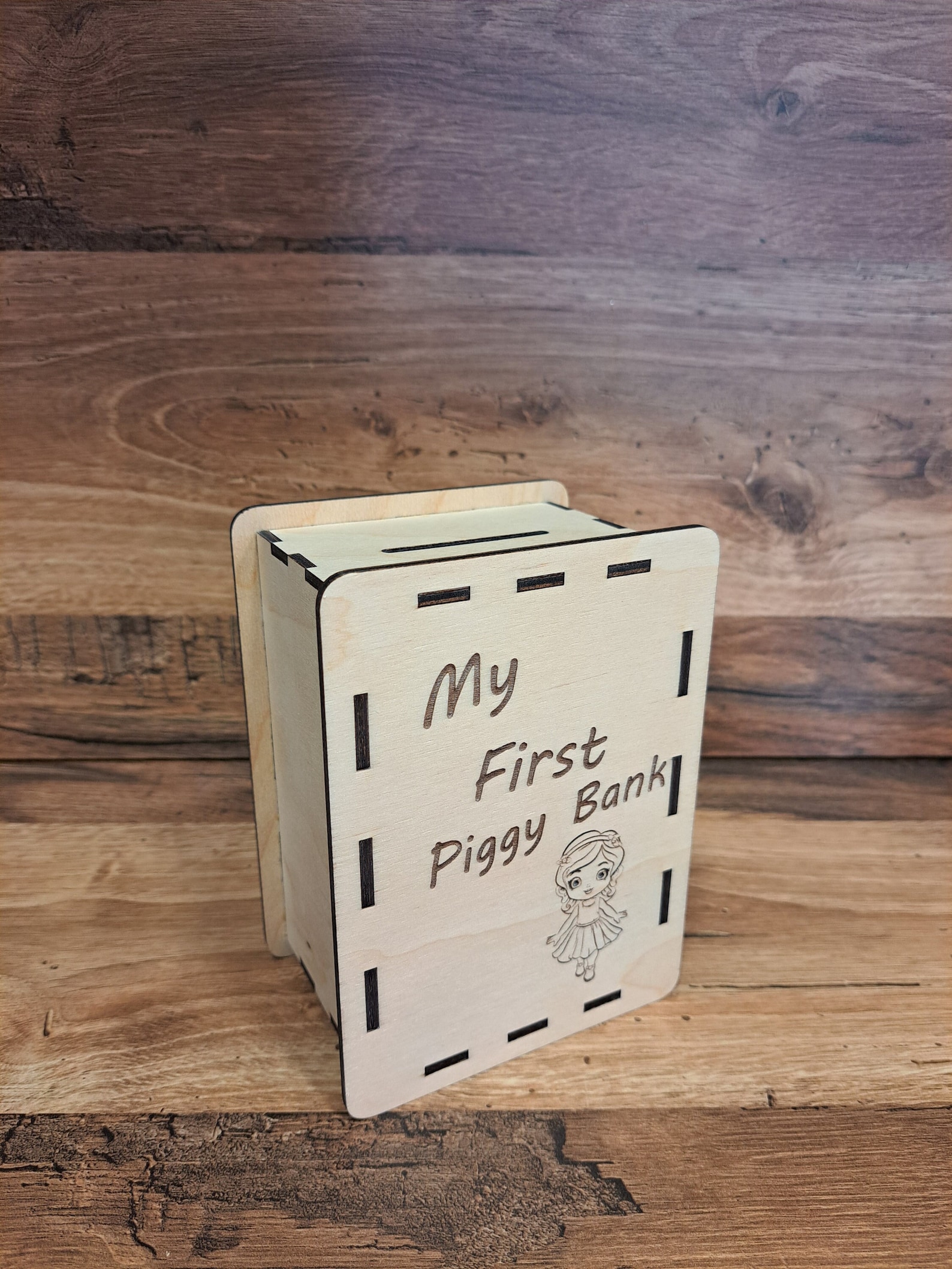 Laser Cut Piggy Bank Money Box Storage Box Saving House Vector Template ...