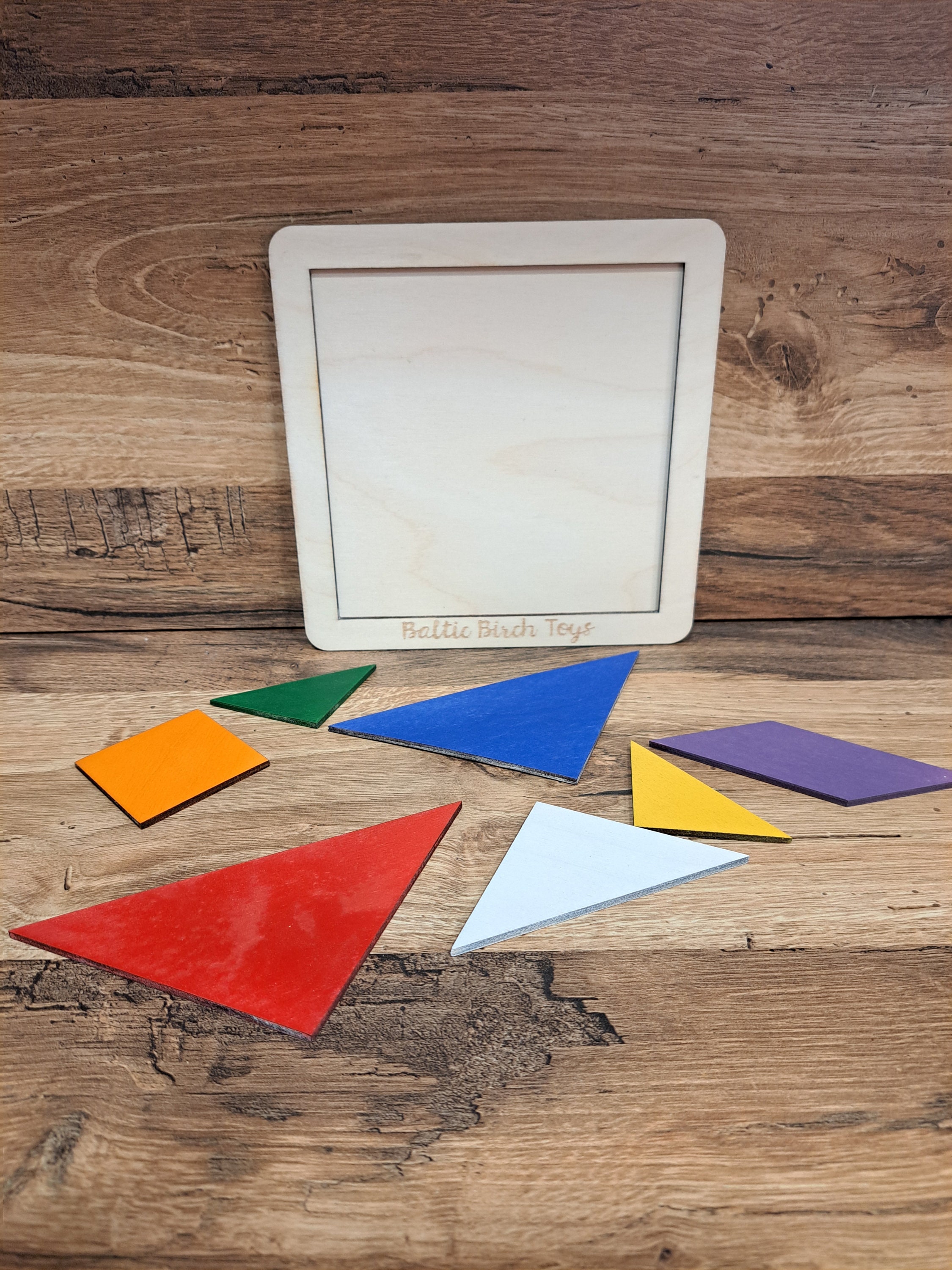 Laser Cut Tangram Wooden Toy / Wood Board Game Puzzle SVG File Jigsaw ...