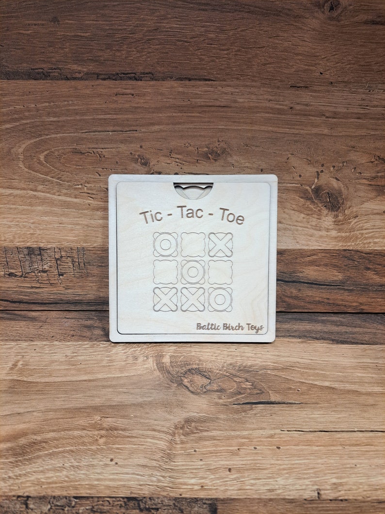 Laser Cut Tic Tac Toe Svg Template Puzzle Svg Kids Game Dxf Gc Ai ...