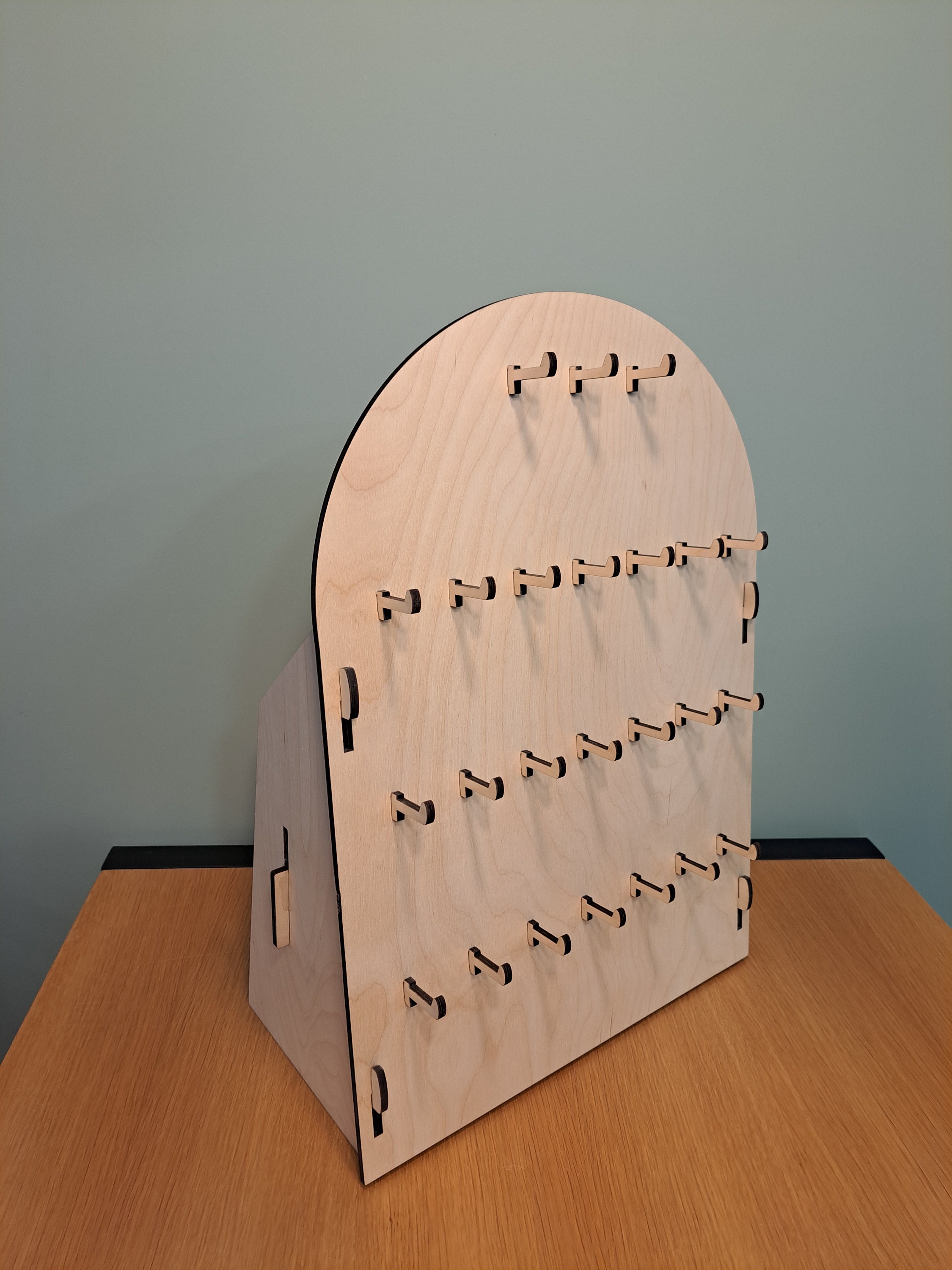Laser Cut Display Stand, Earring Holder, Jewelry Organizer, Earring ...