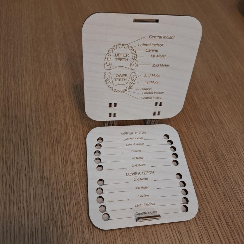 Laser Cut Tooth Box SVG Template, Wooden Keepsake (digital Download) - Etsy