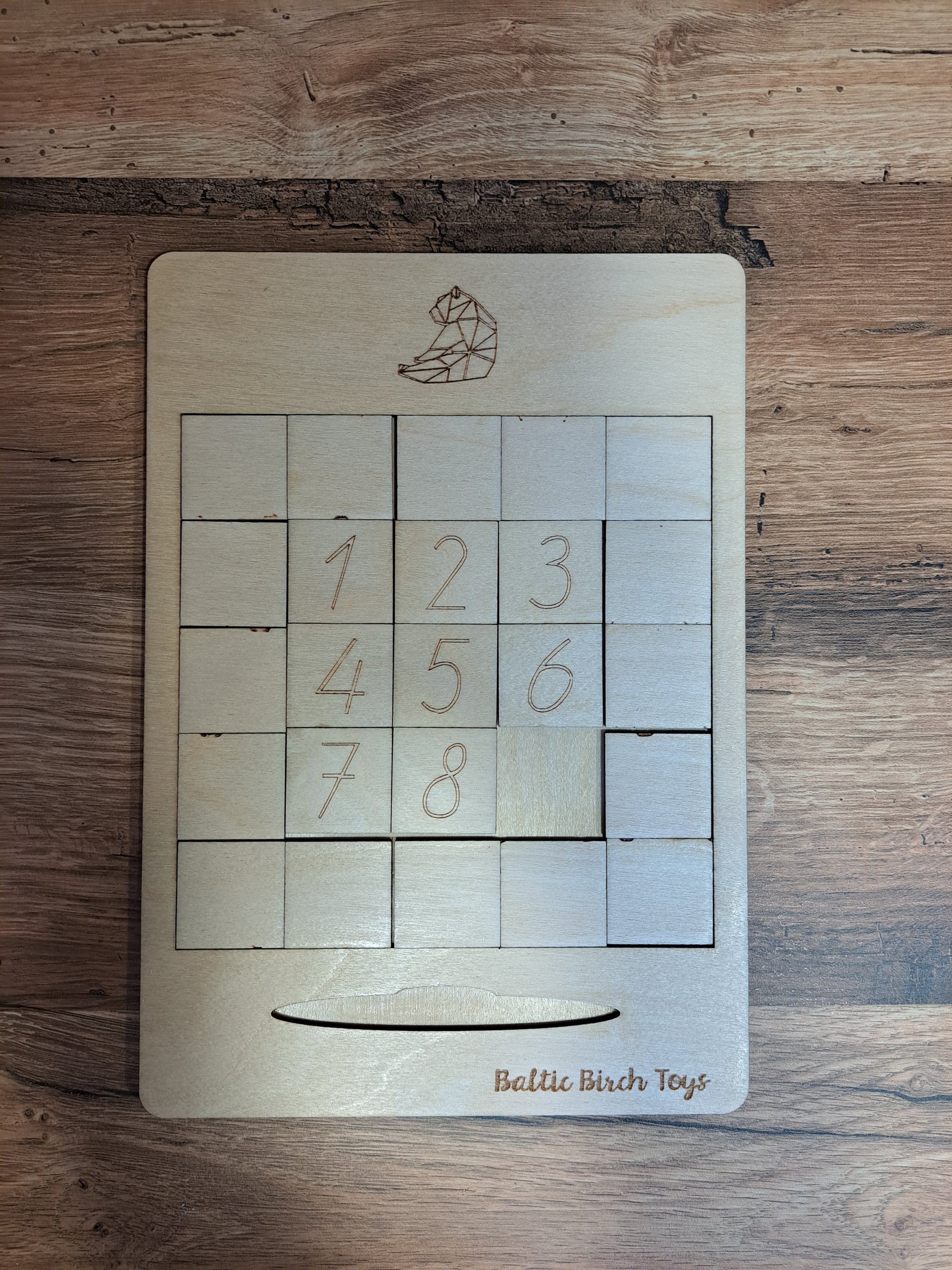 Laser Cut Schulte Table Montessori Game: Math Puzzle SVG (digital ...