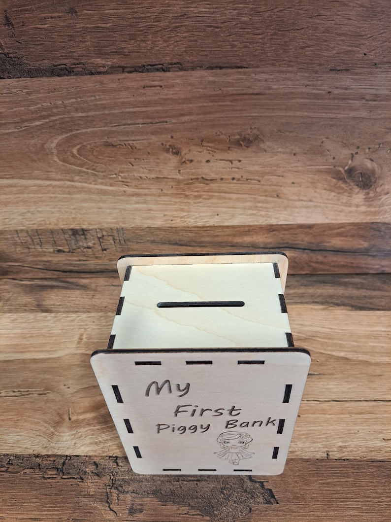 Laser Cut Piggy Bank Money Box Storage Box Saving House Vector Template ...