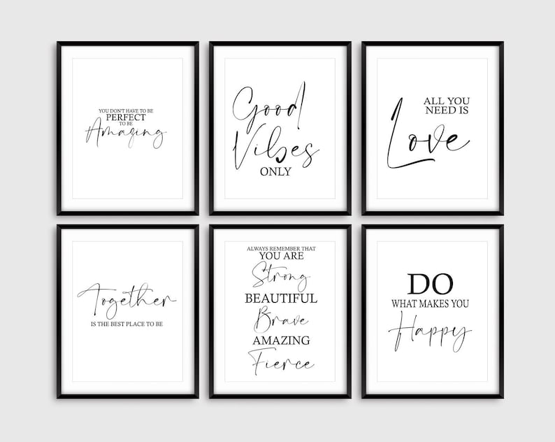 Inspirational Positive Affirmations Motivational Message - Etsy