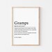 Grandad-gramps-grandpa-pops-papa-grandfather -word Definition Unframed ...