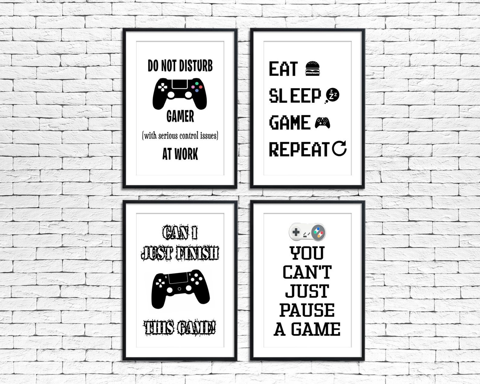 Gaming Prints Gaming Poster Kids Room Gamer Art 12 - Etsy UK