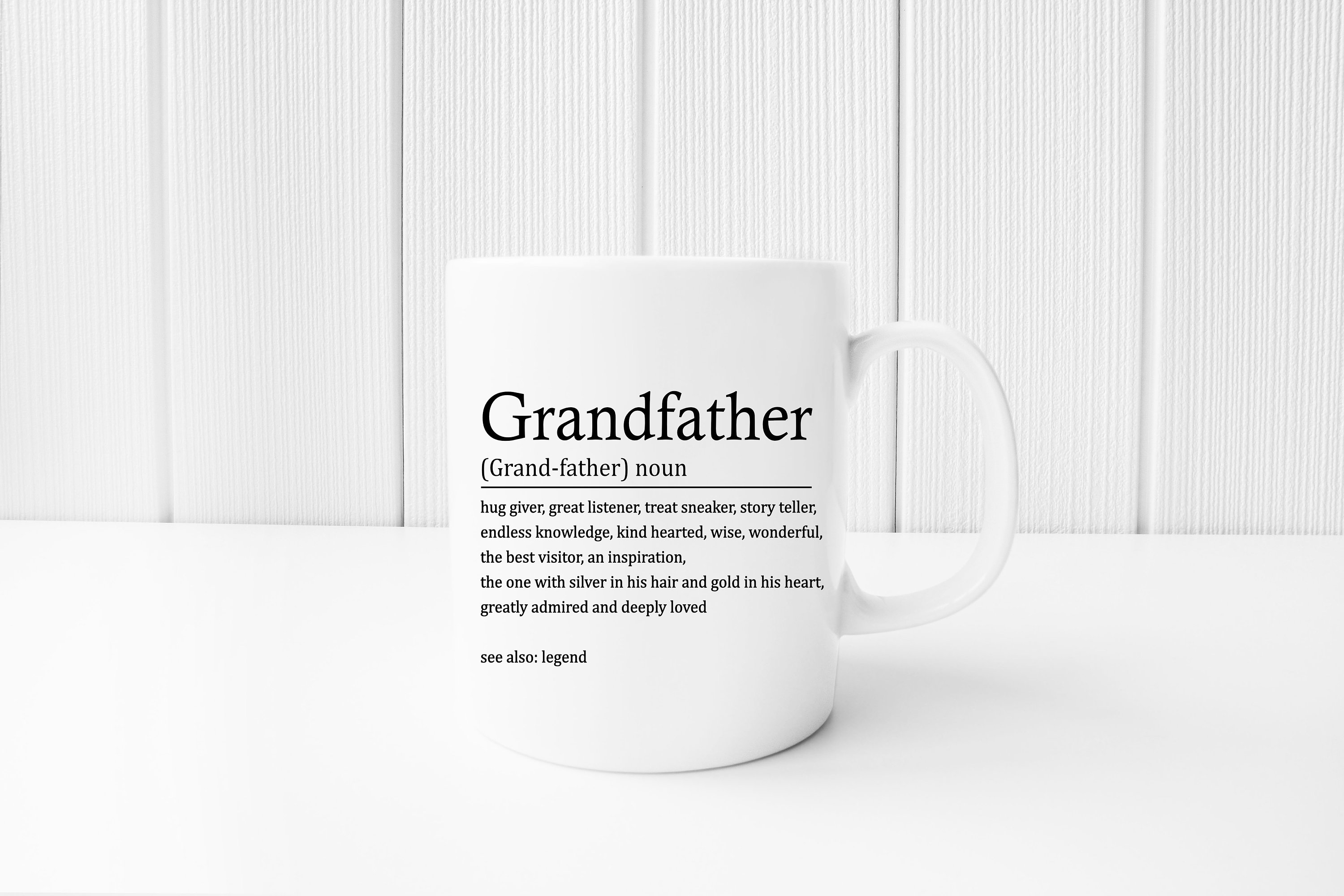 Grandad-gramps-grandpa-pops-papa-grandfather -word Definition Mug ...