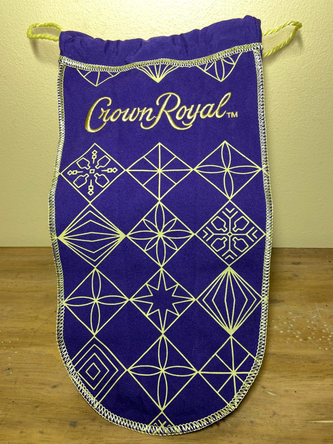 New~holiday~crown Royal Canadian Whisky Large Bag~ Snowflakes ...