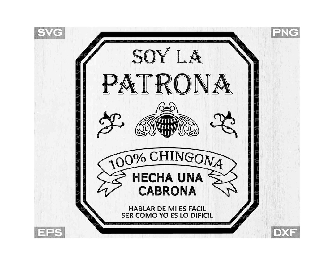 Soy La Patrona SVG Soy La Patrona Png Sublimation Design - Etsy UK