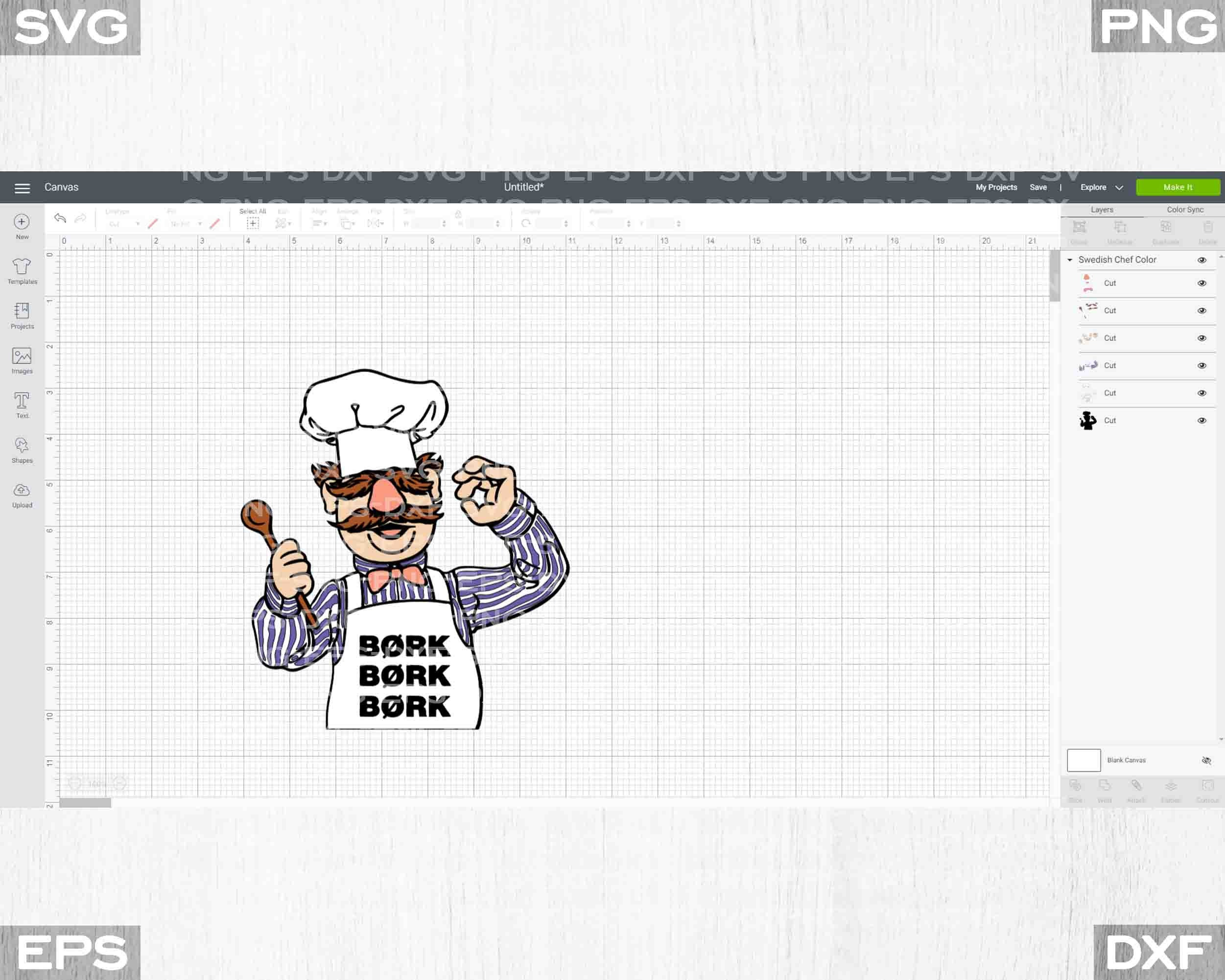 Muppets Swedish Chef Svg Muppets Svg Decal Mug Tumbler Face - Etsy Canada