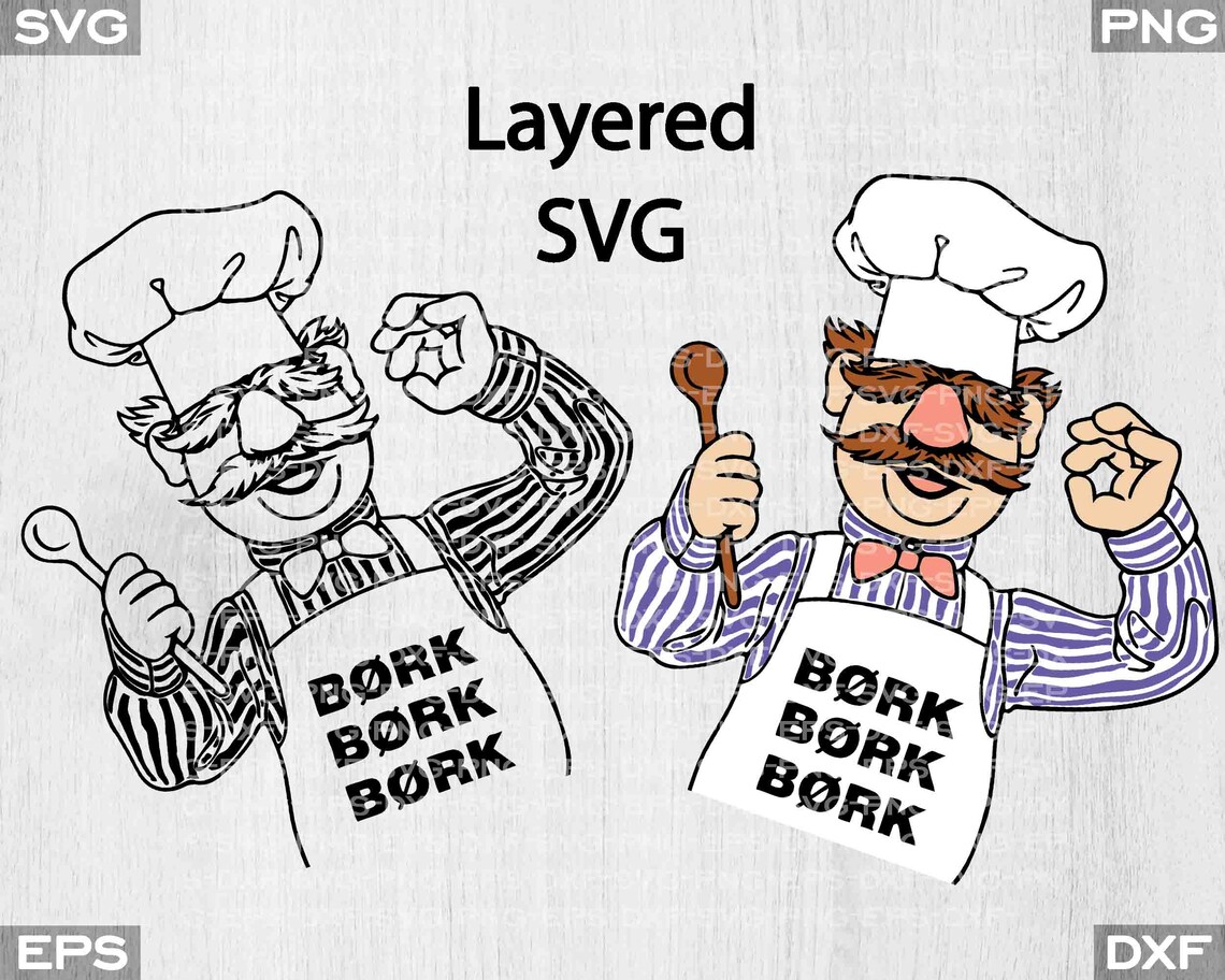 Muppets Swedish Chef Svg Muppets Svg Decal Mug Tumbler Face - Etsy Canada