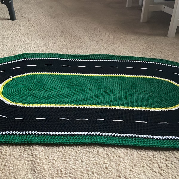 Race Track Rug - Buy Online - Etsy