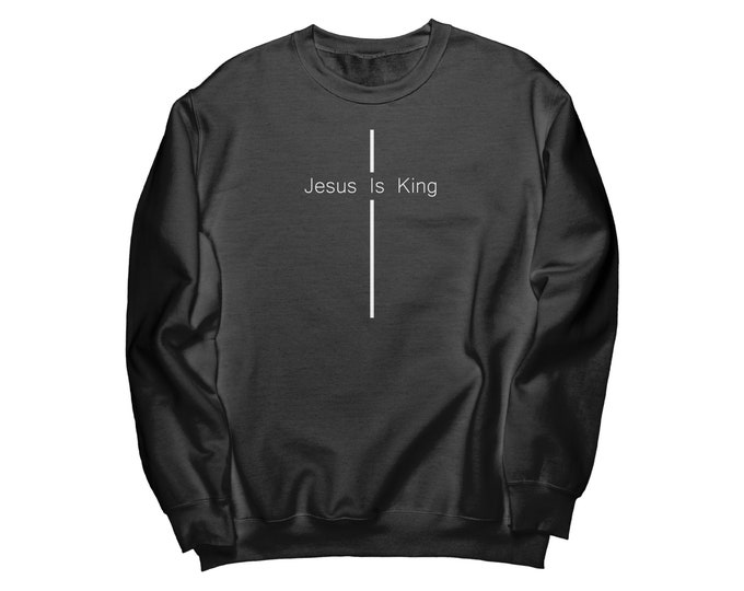 Jesus is King Sweaterchrist is King Sweater Lord is Our Savior Sweater ...