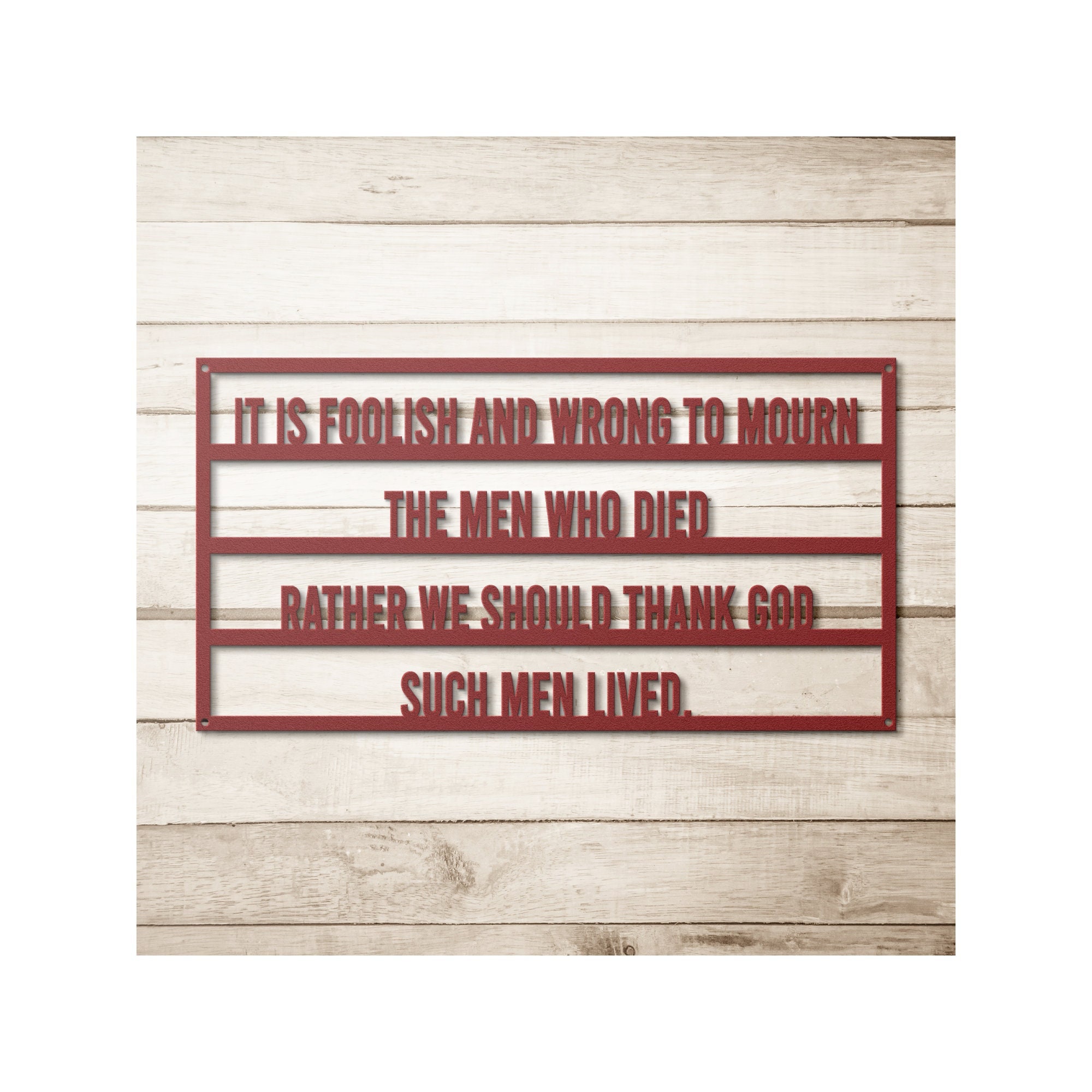 Military Metal Sign George S. Patton Sign Metal Quote Sign - Etsy