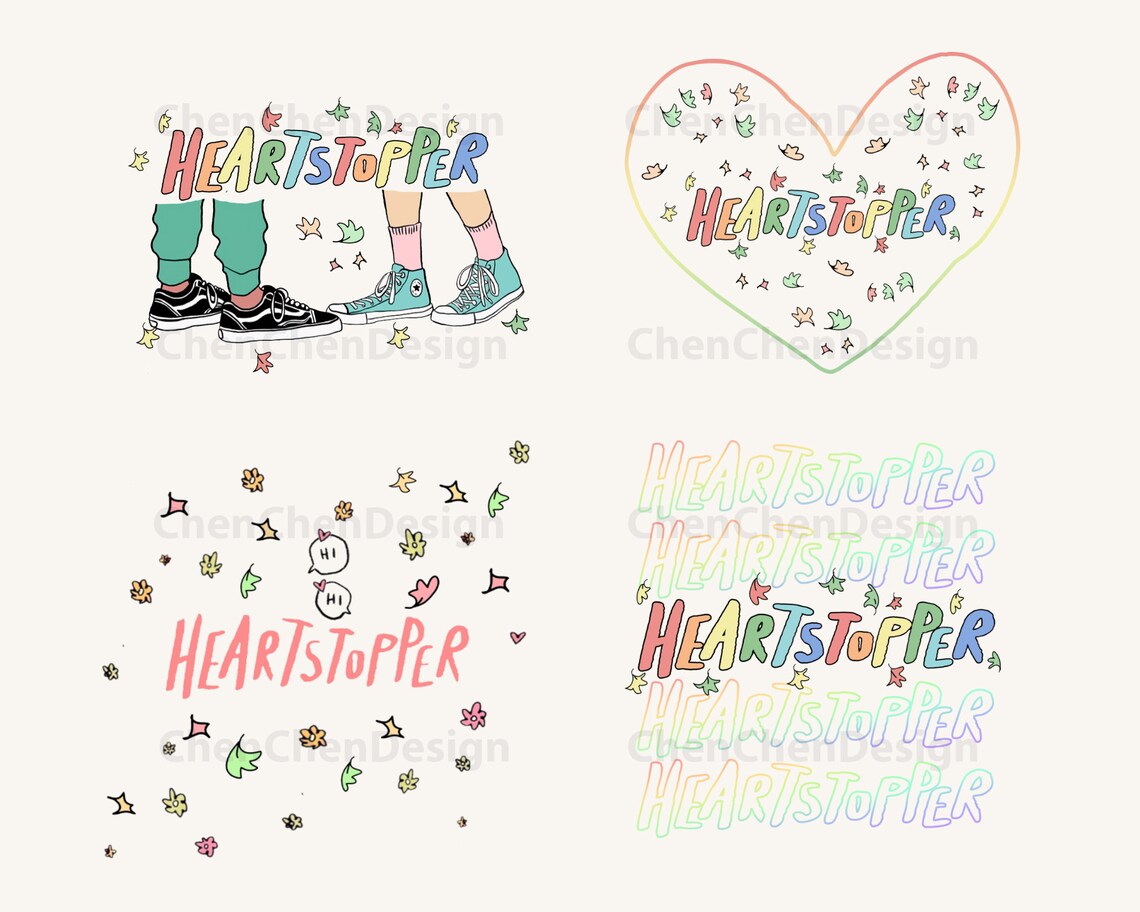 Heartstopper PNG Hi Hi Heartstopper Heartstopper Leaves | Etsy