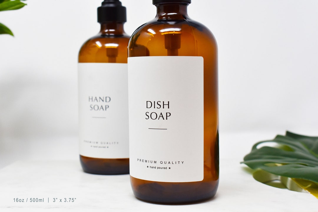 Modern Kitchen + Cleaning Labels • Waterproof Labels • Permanent ...