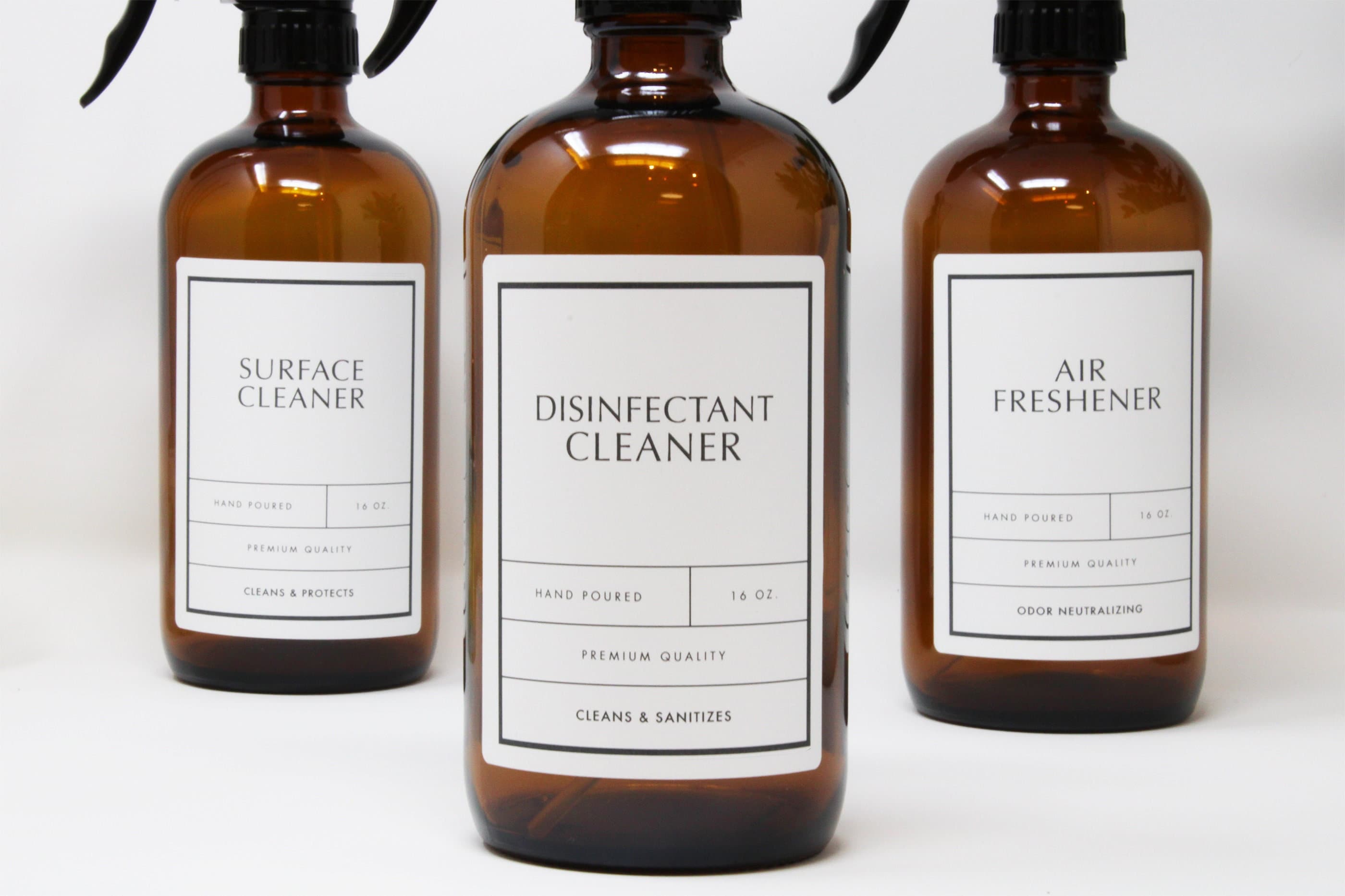 Modern Kitchen Cleaning Labels 12 or 15 Durable - Etsy