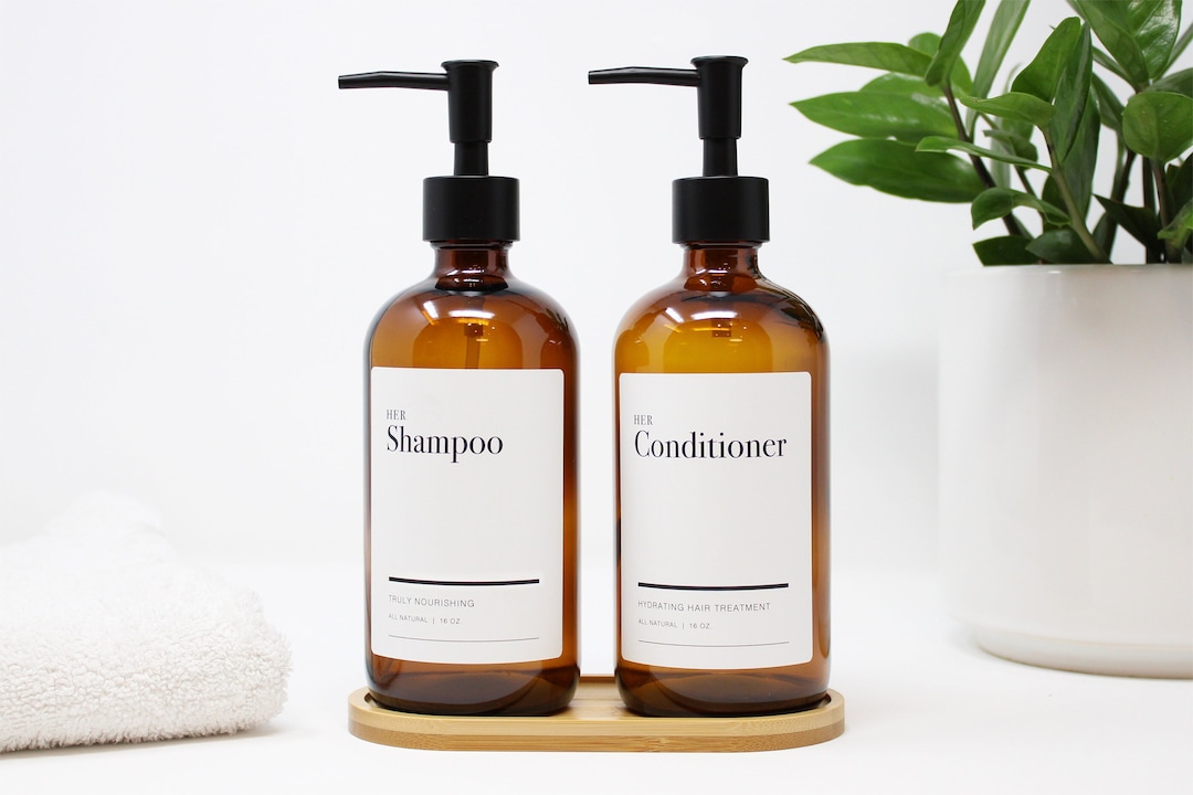 Modern Bathroom Labels • 12 or 15 Durable, Waterproof Labels ...