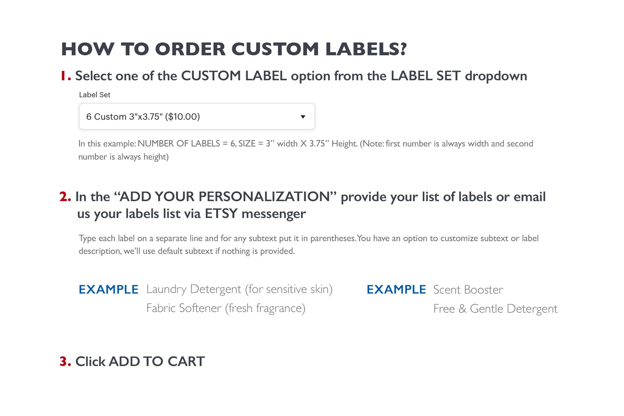 Modern Laundry Room Cleaning Labels 12 or 15 Durable | Etsy