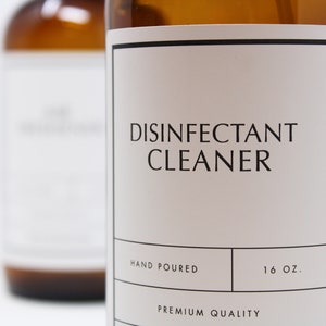 Modern Kitchen + Cleaning Labels • 12 or 15 Durable, Waterproof Labels ...