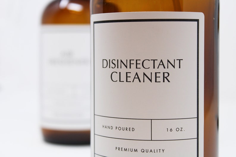 Modern Kitchen Cleaning Labels 12 or 15 Durable - Etsy