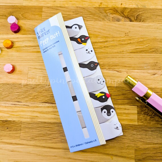 Penguin/seal Sticky Note Page Marker Tabs Bullet Journaling | Etsy