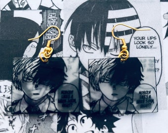 Todoroki Earrings - Etsy