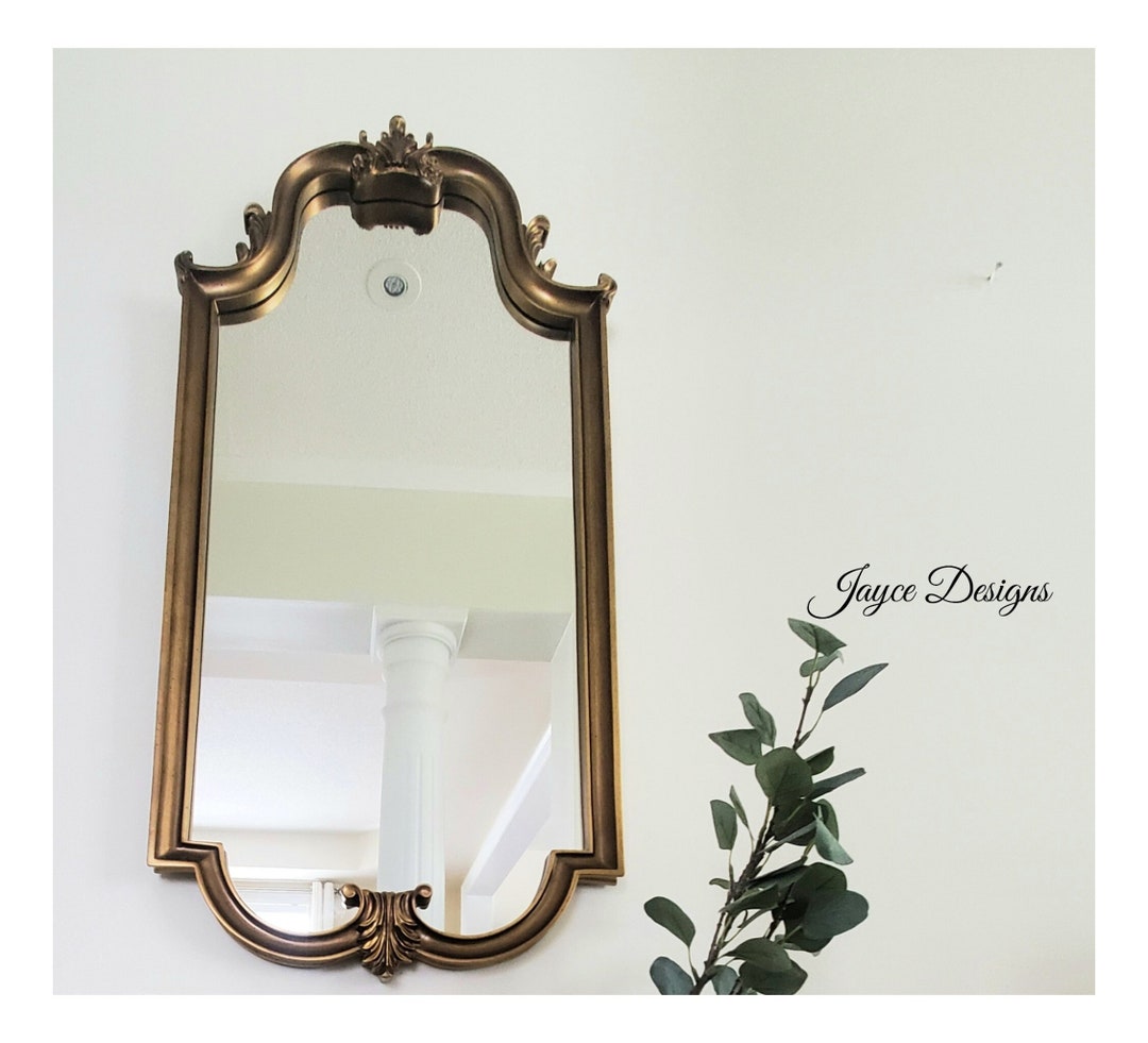 CAROLINA MIRROR Baroque Floral Wall Mirror & Wall Decor - Etsy