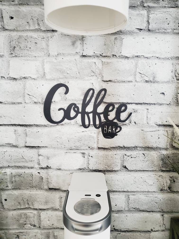 Refinished Modern Coffee Bar / Tea Bar / Wine Bar Green / White ...