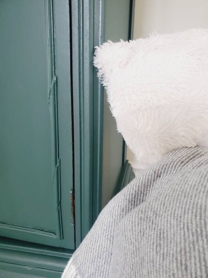 Refinished Modern Coffee Bar / Tea Bar / Wine Bar Green / White ...