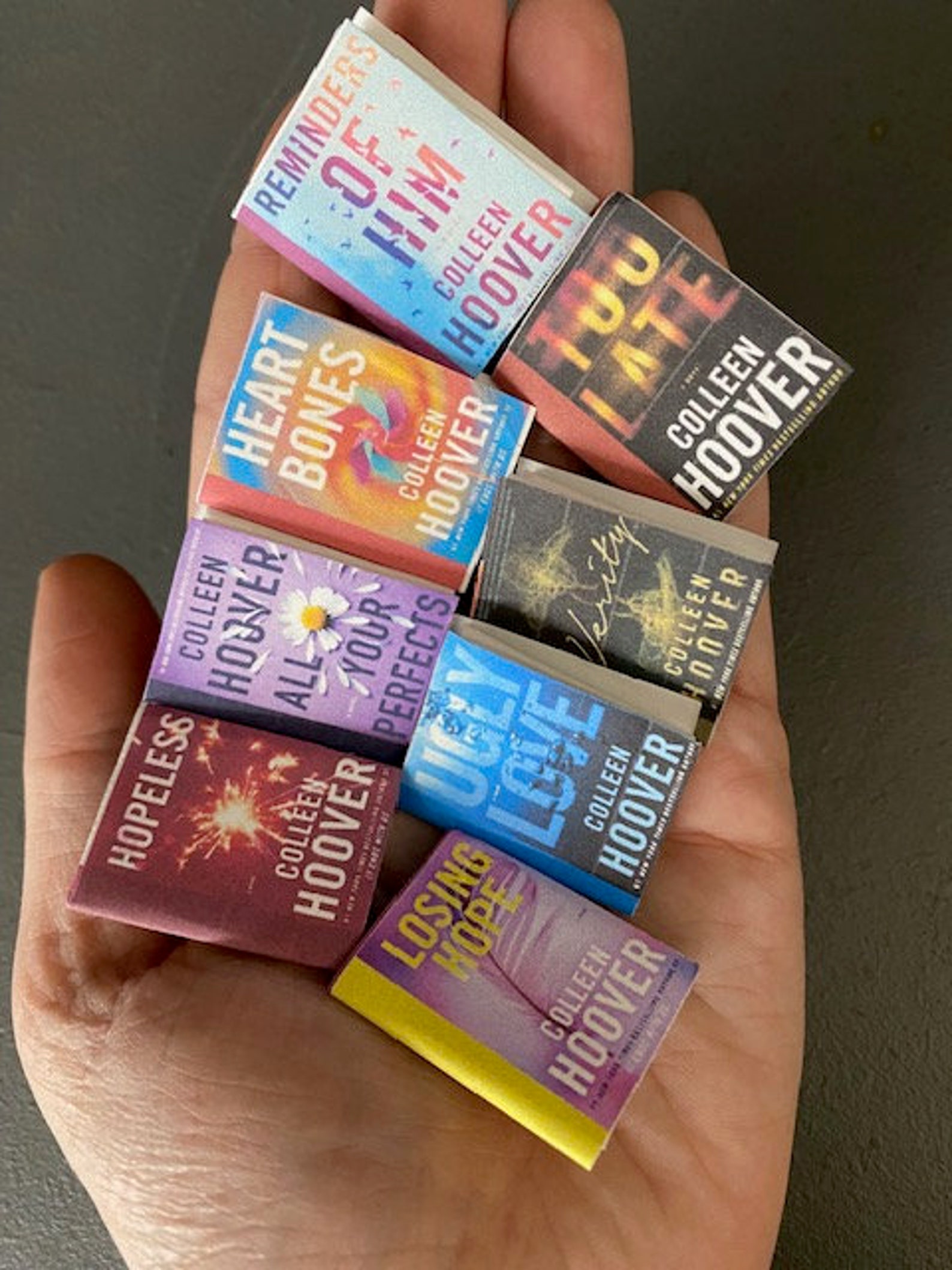 Mini Books Book Lot Bundle Miniature Book Collection Popular Author ...