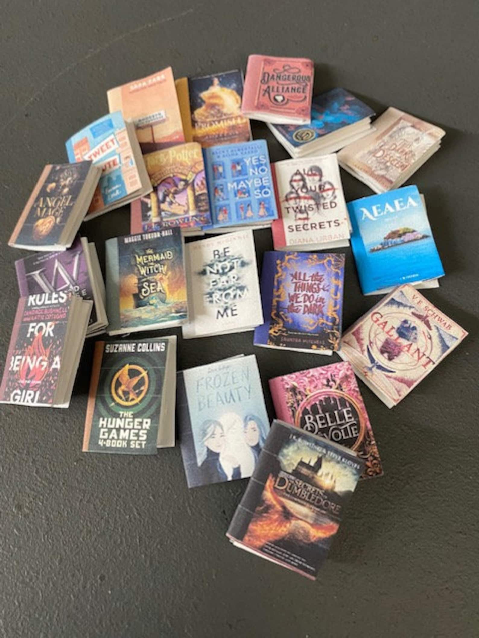 Mini Books Book Lot Bundle Miniature Book Collection Popular Author ...