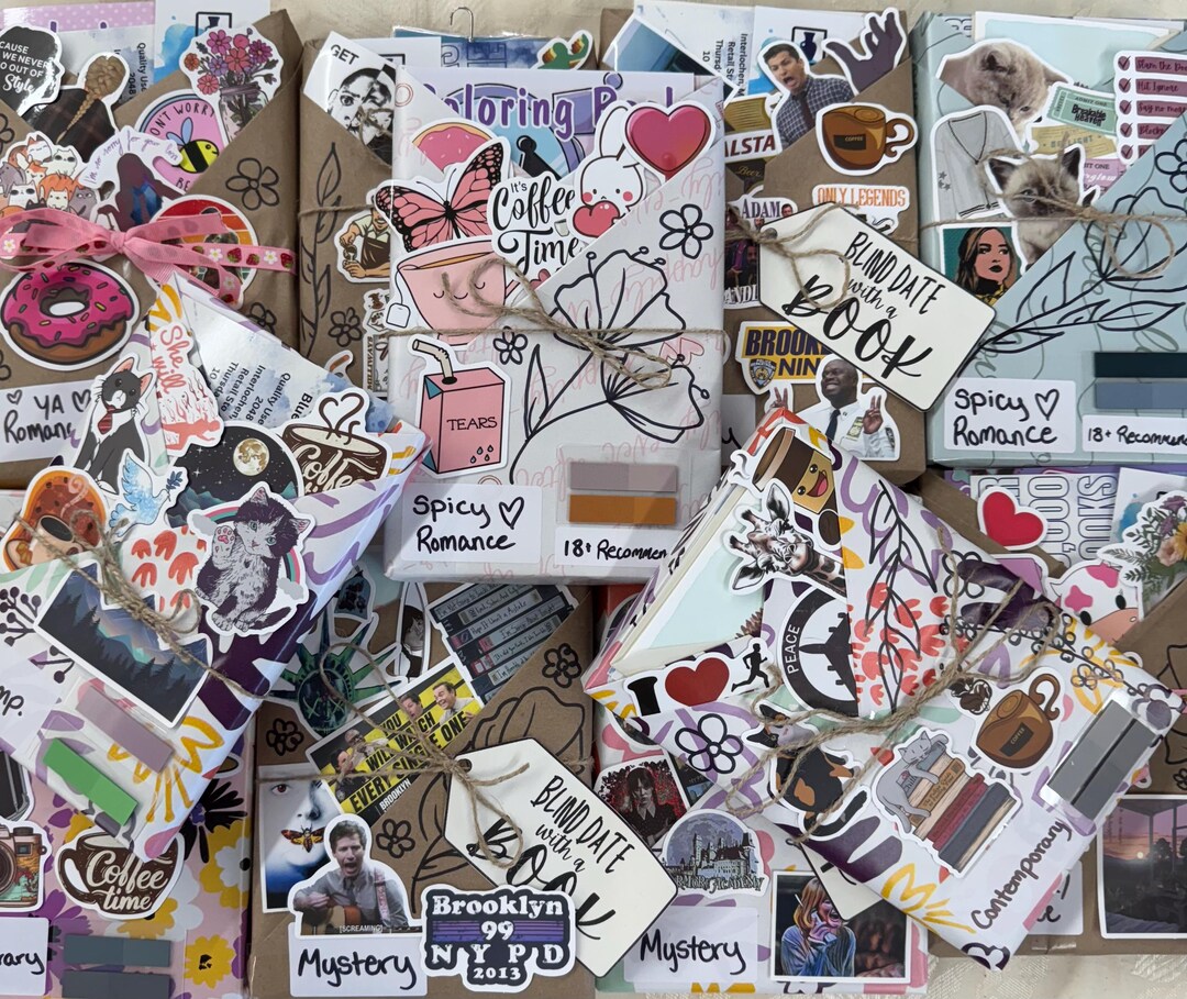 Blind Date With a Book, Stickers, Note Pads, Journals, Reading, Bookish ...