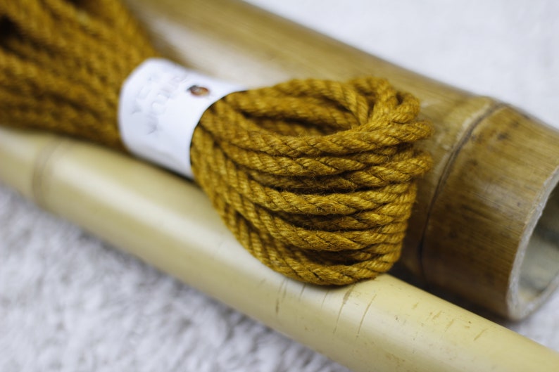 Shibari, Bondage, Kinbaku Jute Rope 6mm / 8mt ready to Use - Etsy
