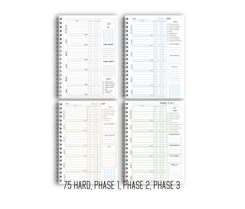 75 Hard Phase 1 Template