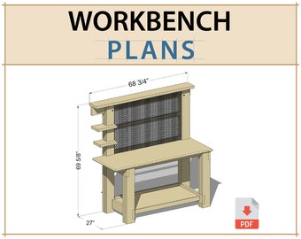 Compact Workbench Plans - Etsy