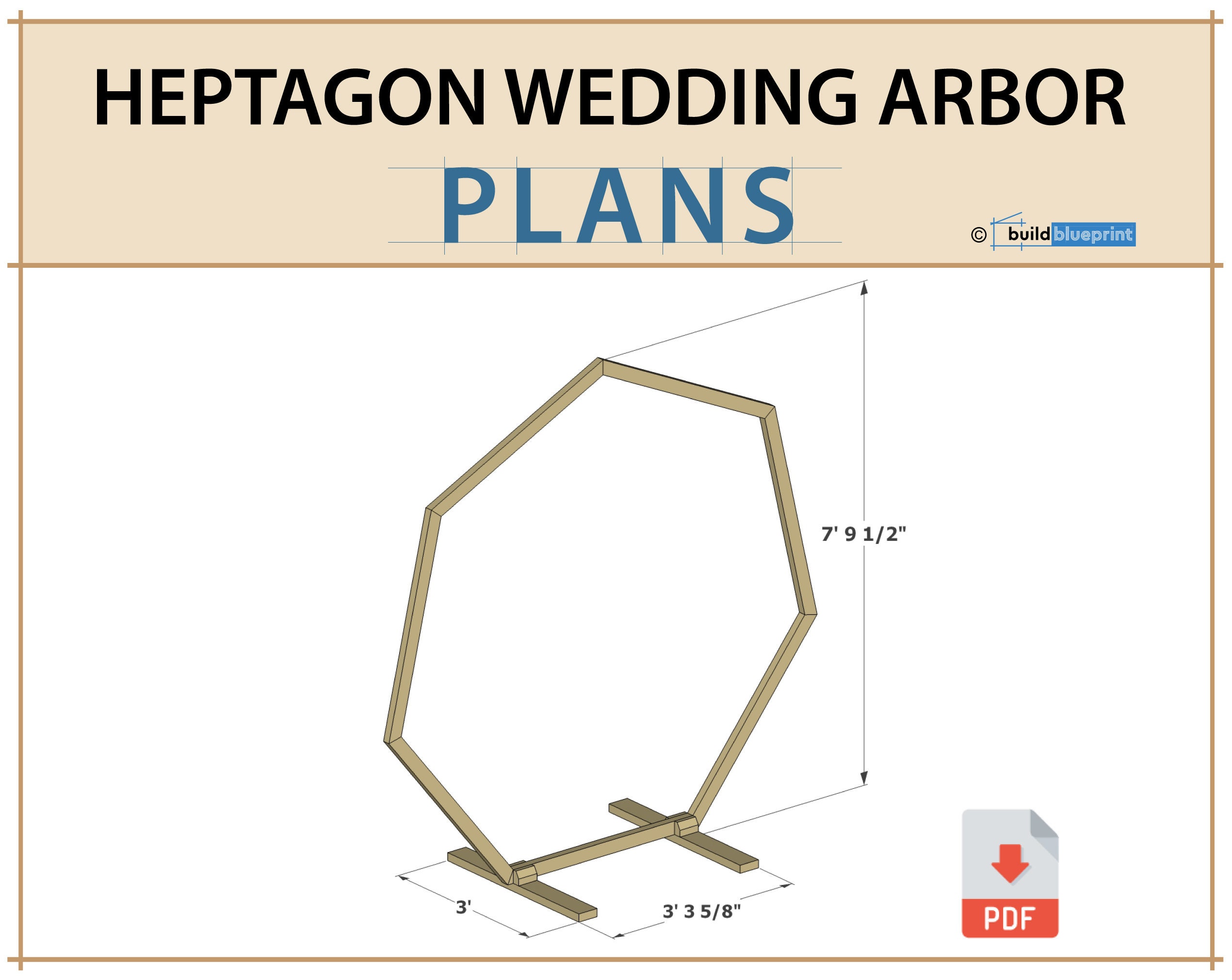 How To Build A Heptagon Wedding Arch at Meagan Burlingame blog