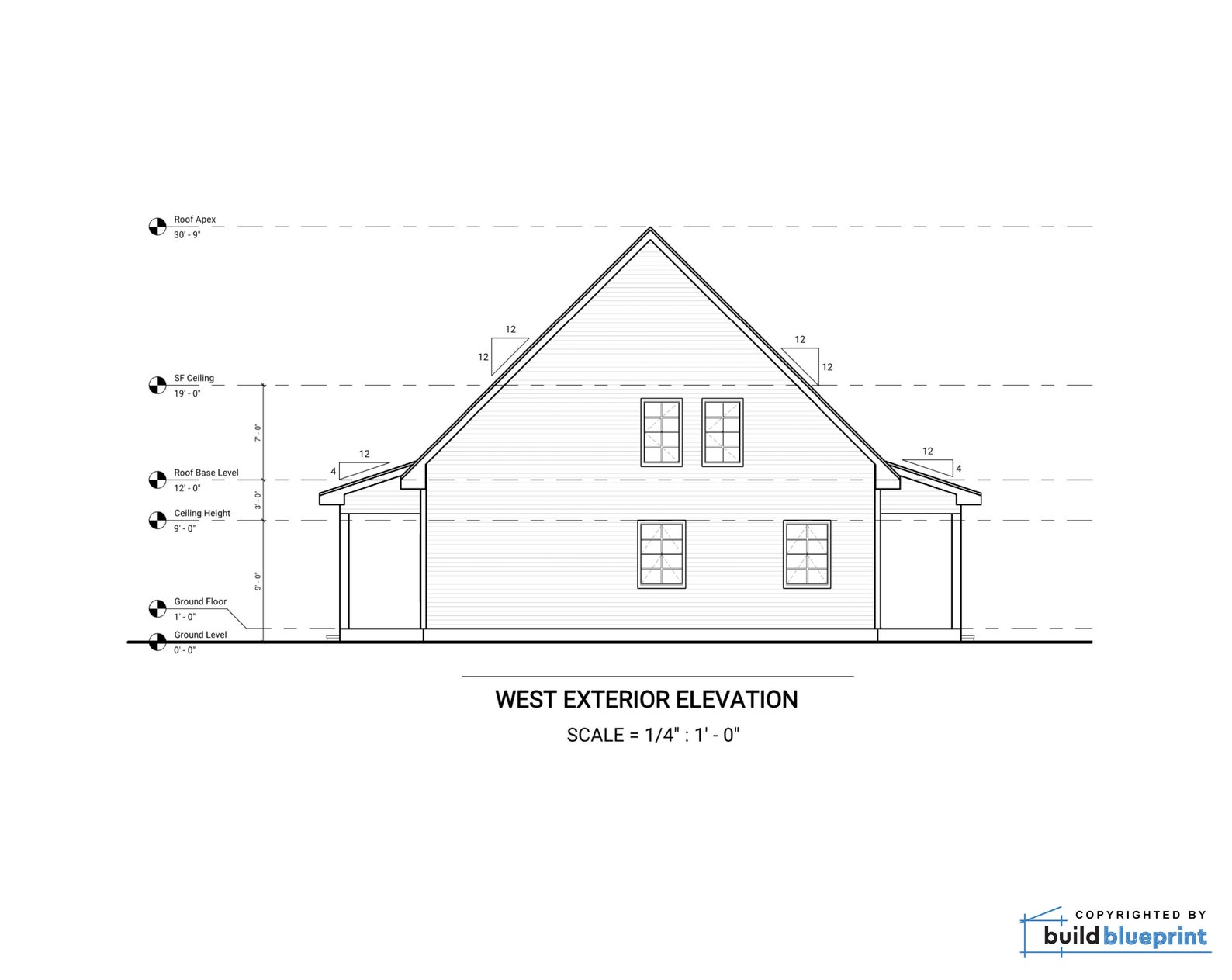 34' X 36' Spruce Cabin 2 Bedroom Architectural Plans - Custom 1650SF ...