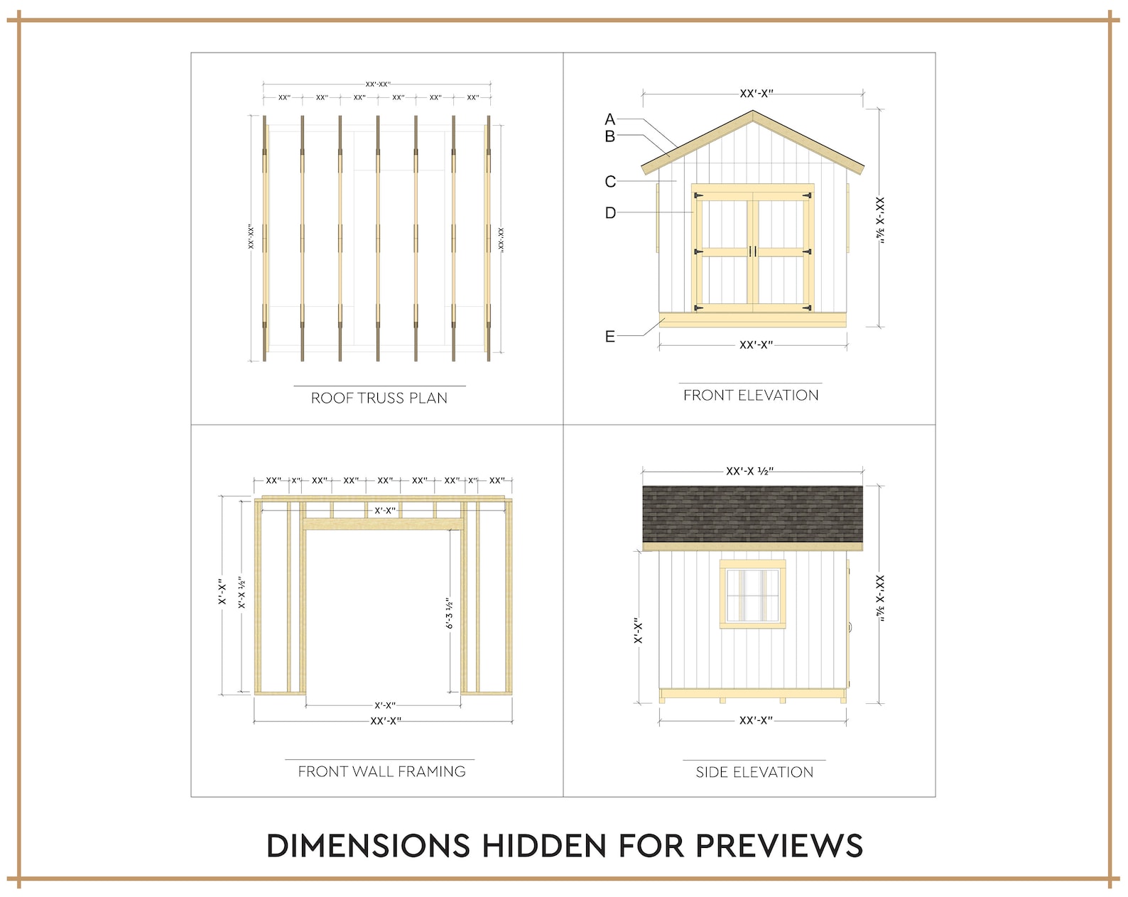 8x10 Garden Shed Plans and Build Guide | DIY Woodworking Instructions ...