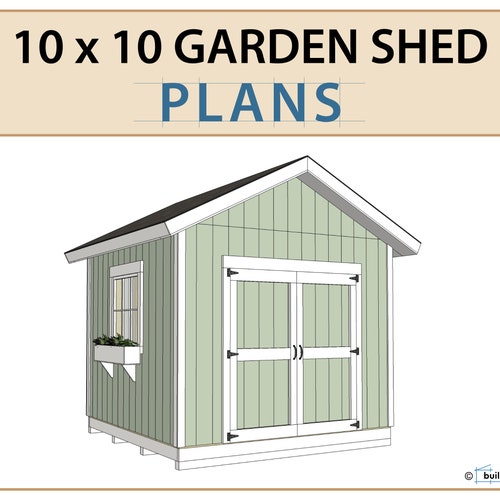 DIY Modern Shed Plans - Etsy